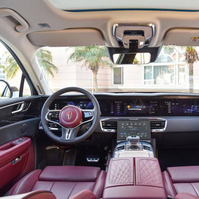 Hongqi EHS9 Black Color Car - Electric Cars and Accessories in Dubai, UAE